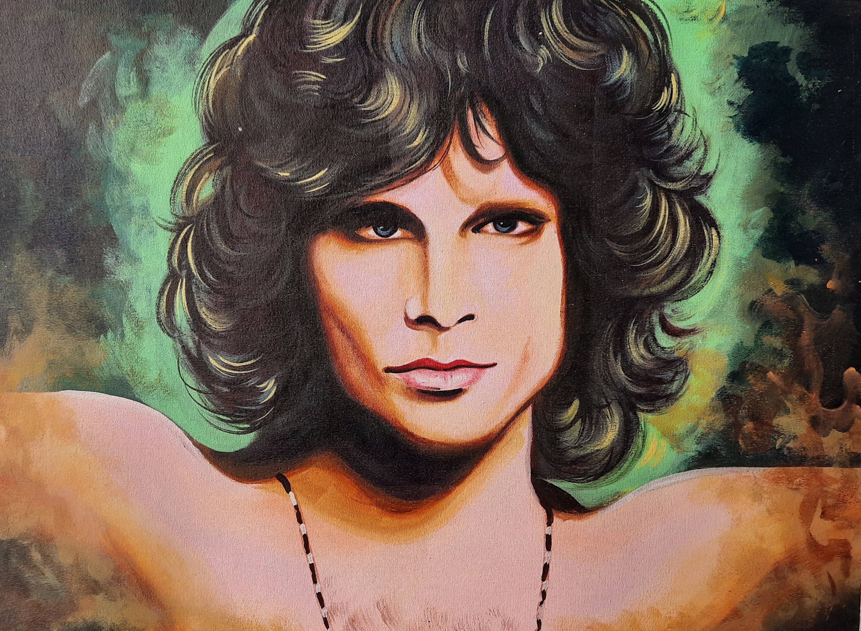 Jim Morrison Painting the Doors Portrait Painting Jim - Etsy