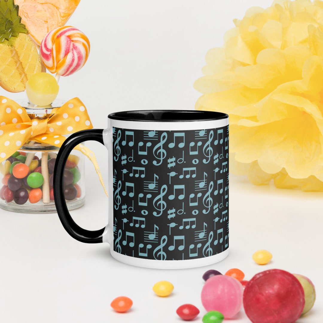 Music Notes Mug - Etsy
