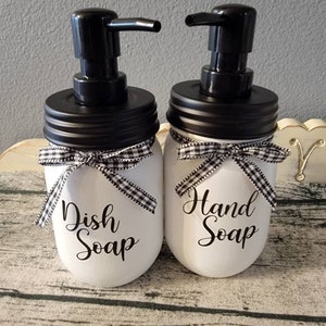 Black and White Buffalo Check Kitchen Set - Etsy