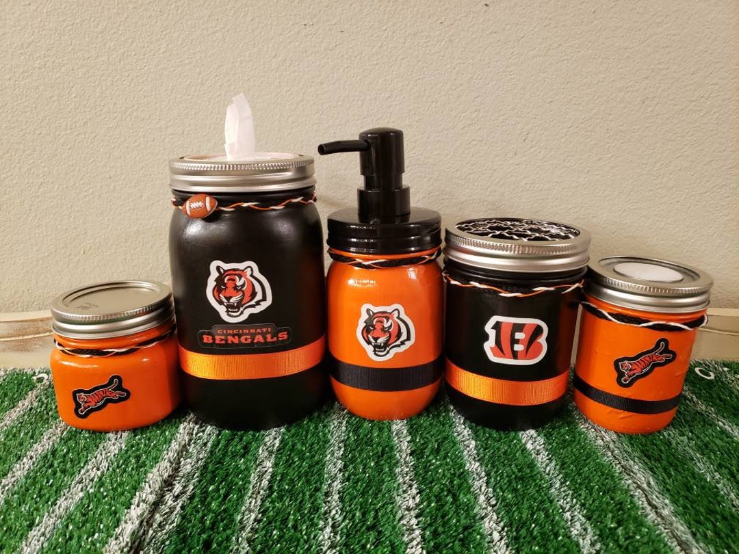 Cincinnati Bengals Football Bathroom, Office, or Bedroom Set. - Etsy