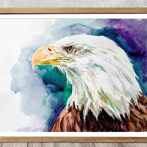 American Eagle Eagle Print Bald Eagle Print Bald Eagle Art - Etsy