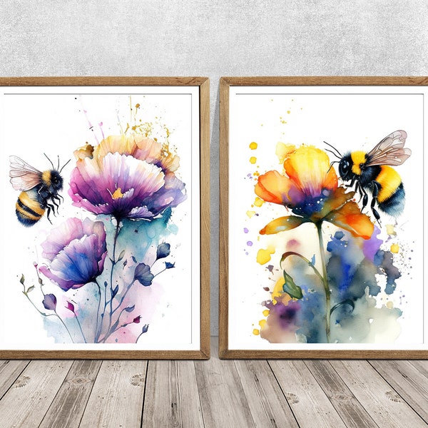 Bee Wall Art - Etsy