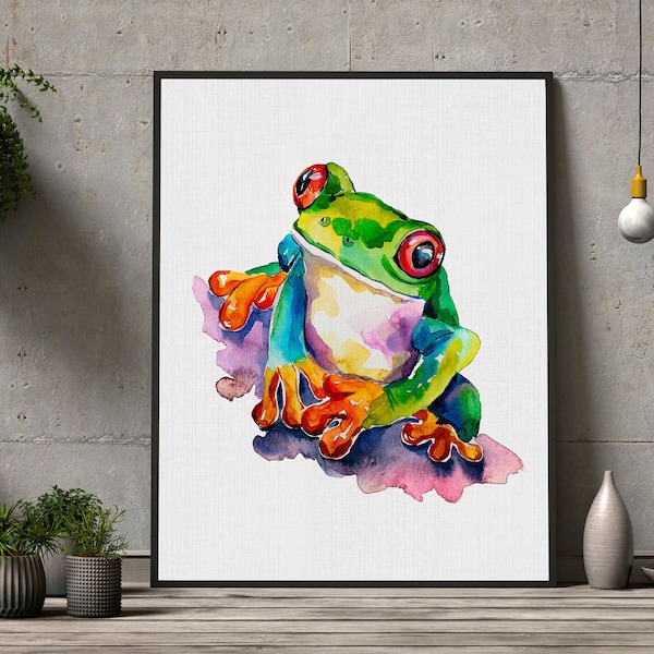 Green Tree Frog - Etsy