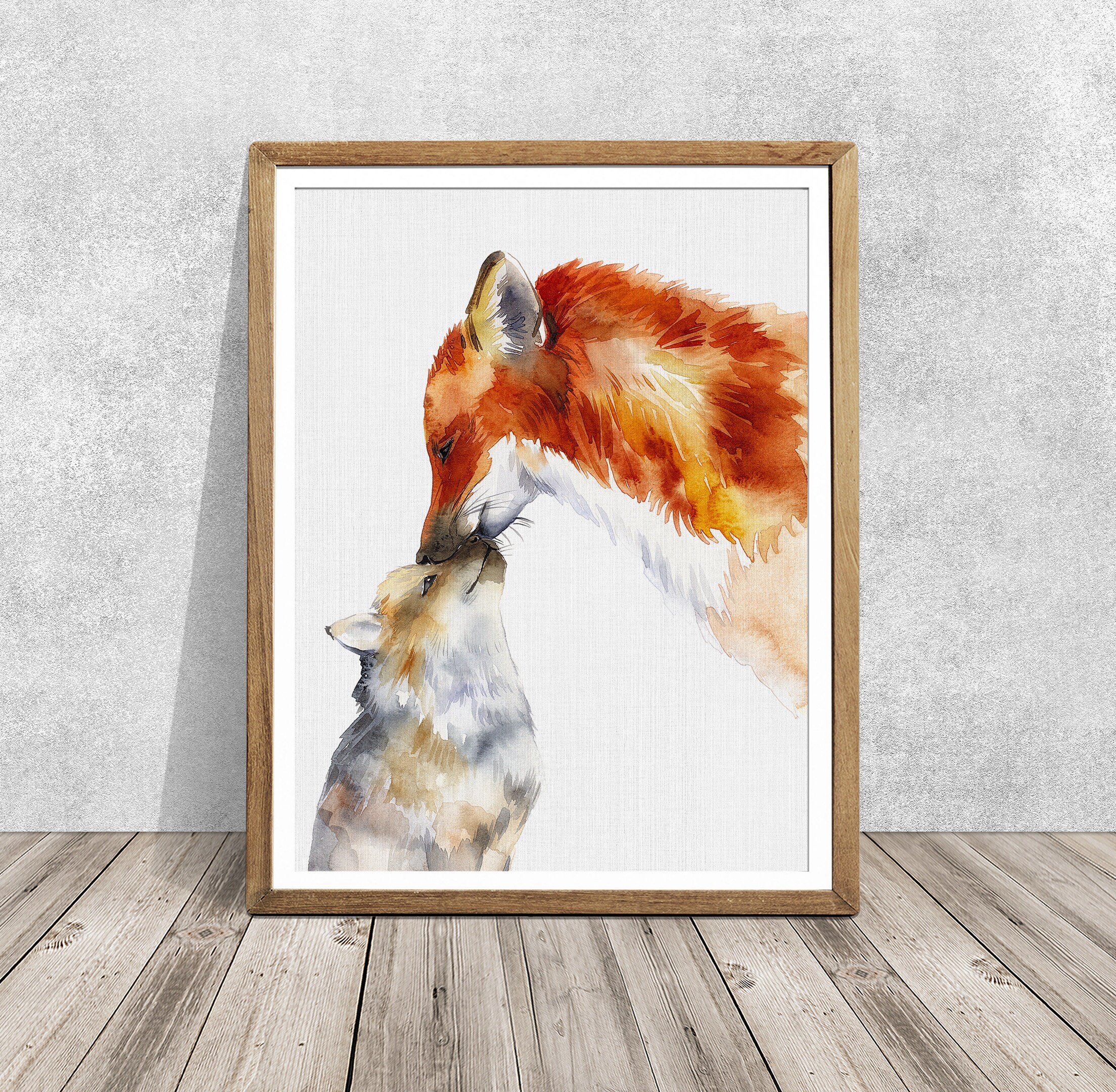 Fox Nursery Art Fox Wall Art Fox Print Art Fox Nursery Wall - Etsy