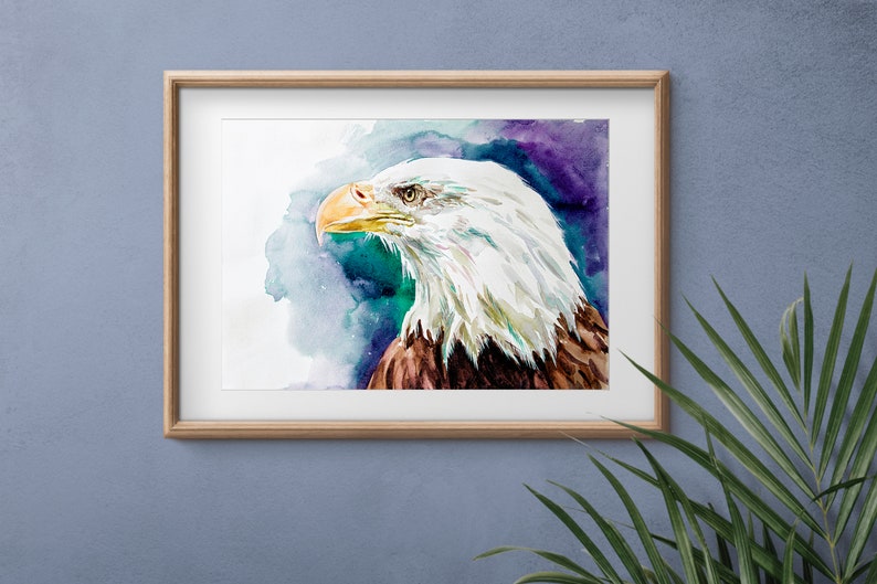 American Eagle Eagle Print Bald Eagle Print Bald Eagle Art | Etsy