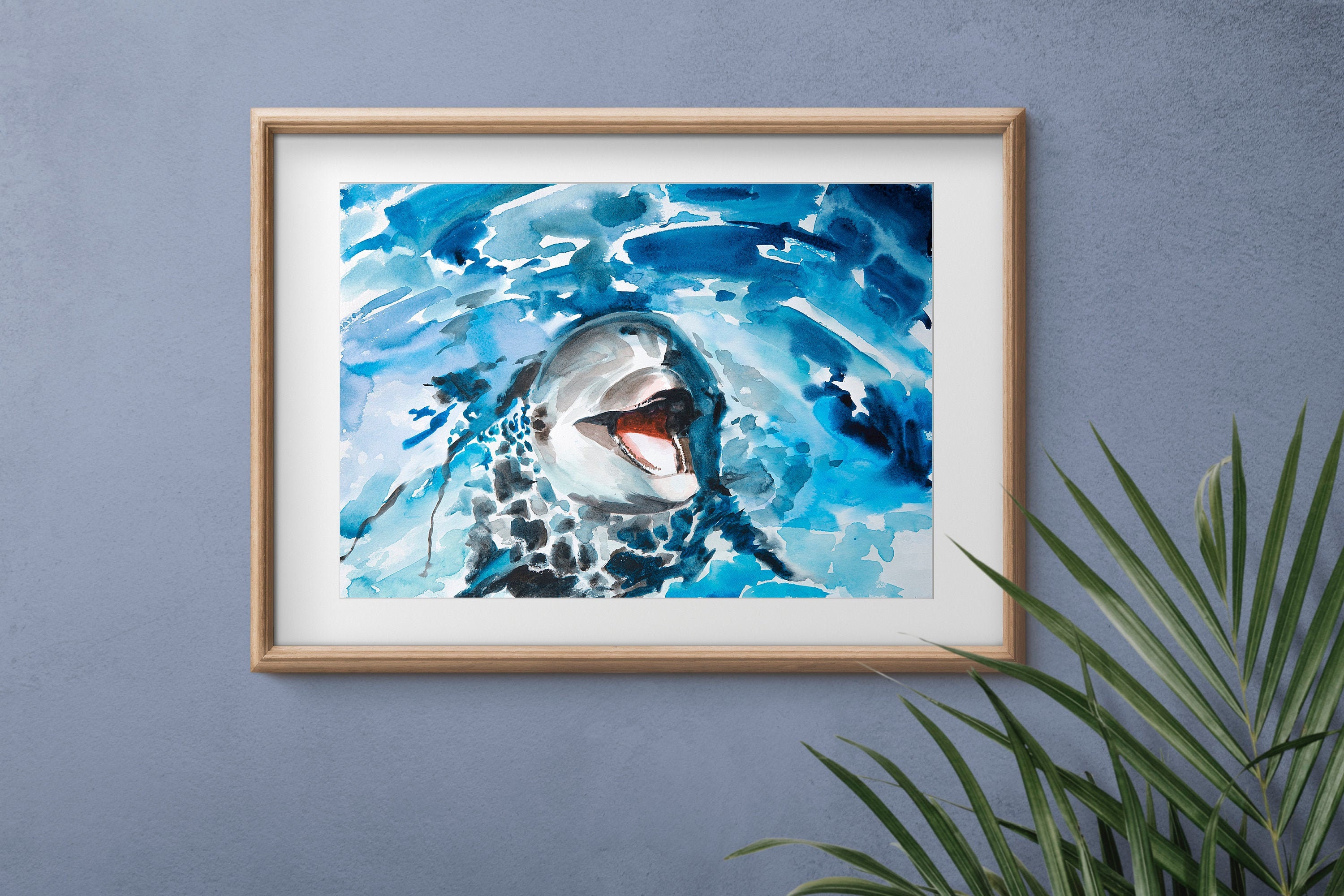 Dolphin Print Dolphin Art Dolphin Wall Art Dolphin Poster - Etsy Australia