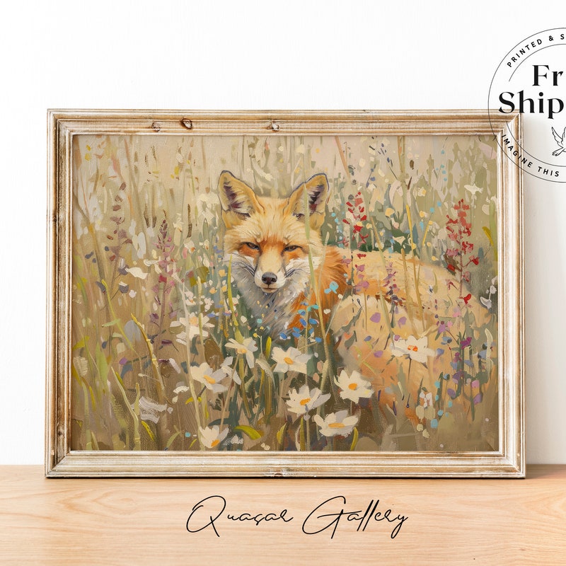 Fox Print - Etsy