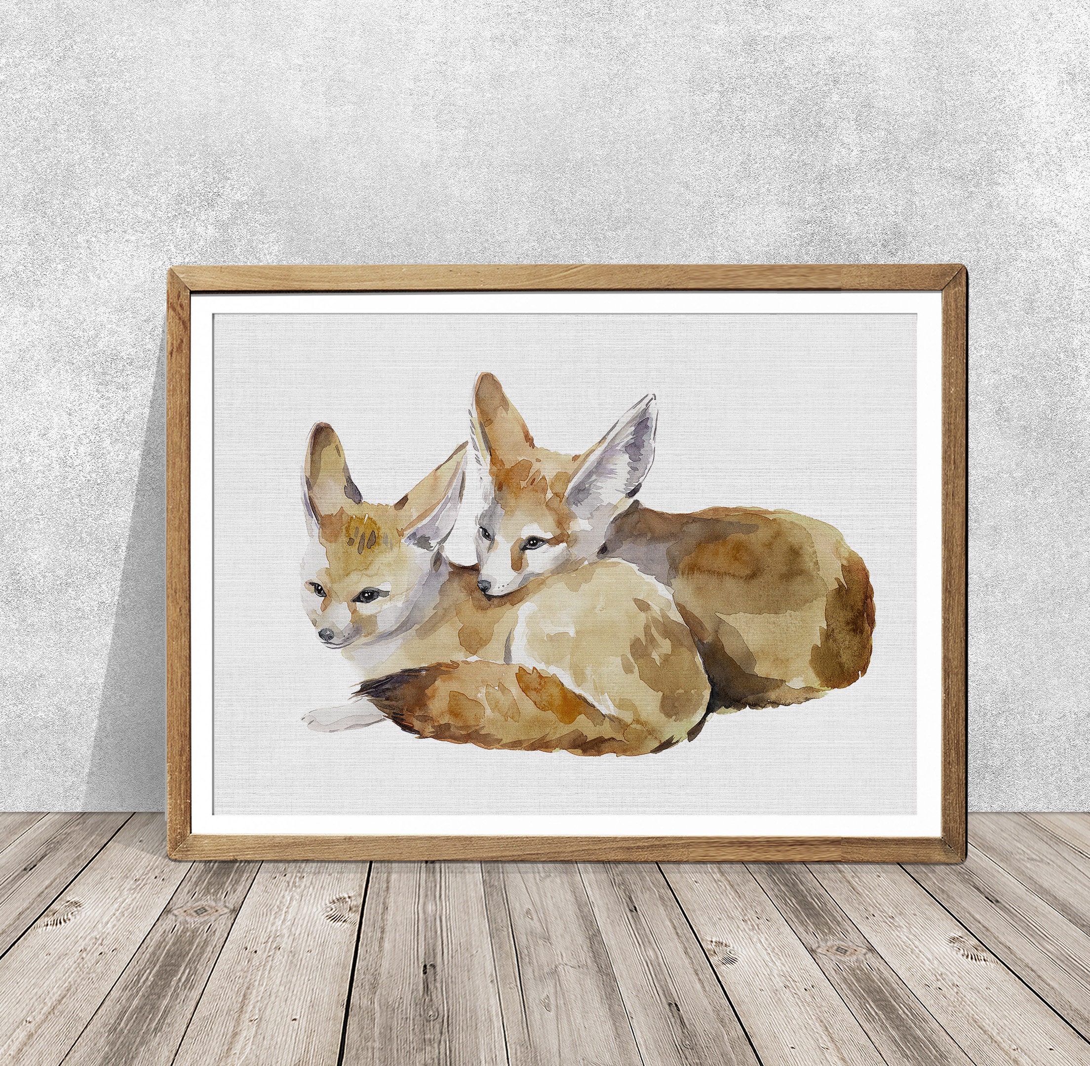 Fennec Fox Art Fennec Fox Print Fox Art Fennec Fox Painting - Etsy