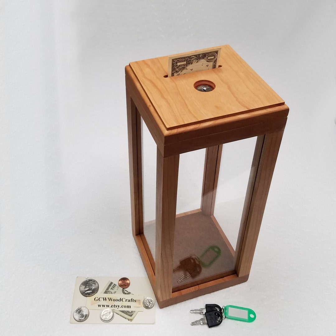 Tamper Resistant Transparent View Collection Box, Three Inch Slot ...