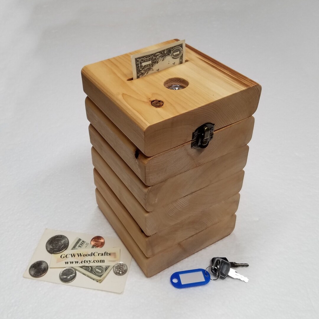 Repurposed Framing Lumber Collection Box, Tamper Resistant, Rustic Look ...