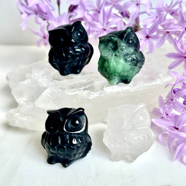Crystal Owl - Etsy