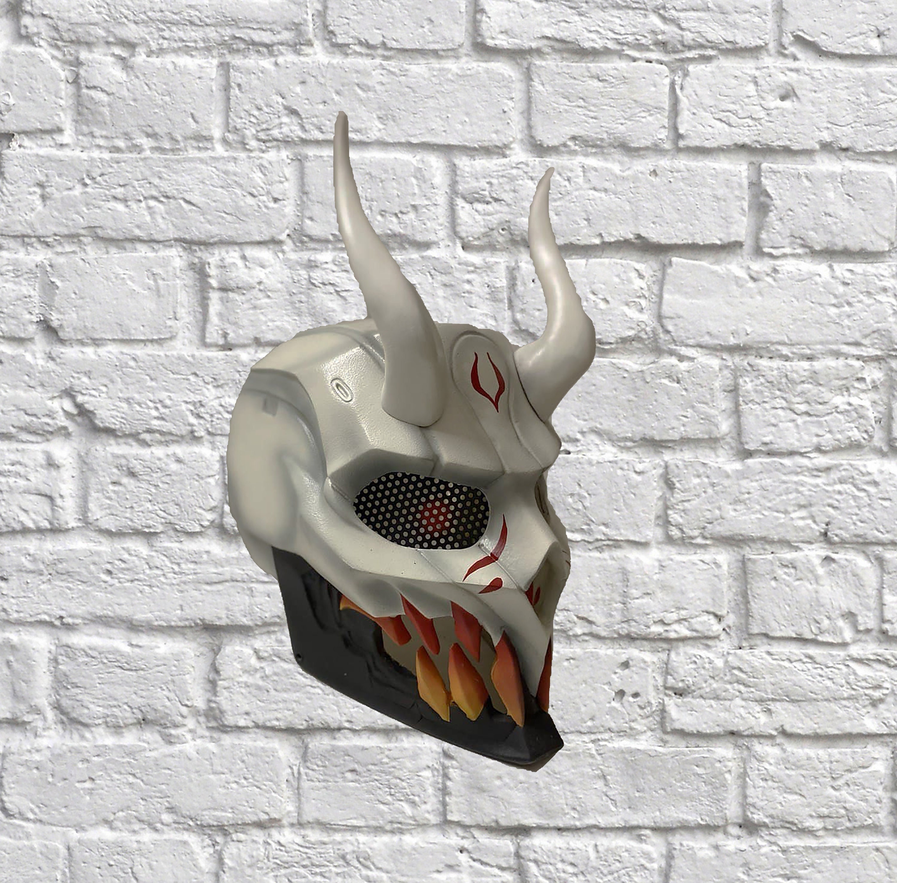 Mask Airsoft Custom Cyber Demon RWBY Grimm painting | Etsy