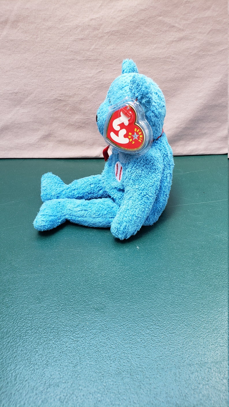 Addison the Baseball Bear Retired Ty Beanie Baby Bear - Etsy