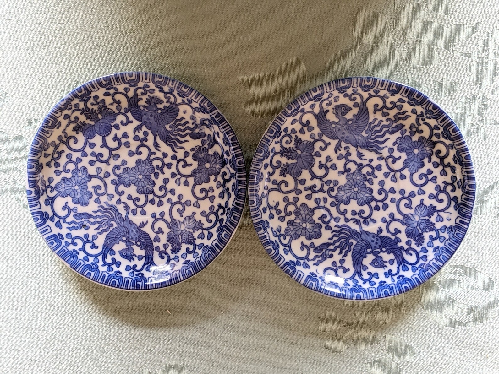 Phoenix Bird China After Dinner Cup and Saucer Style 3 Saxon - Etsy