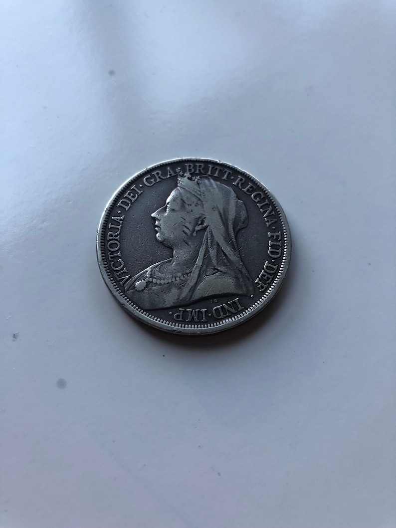 1893 Victoria Great Britain Crown Coin Queen Victoria UK Old - Etsy