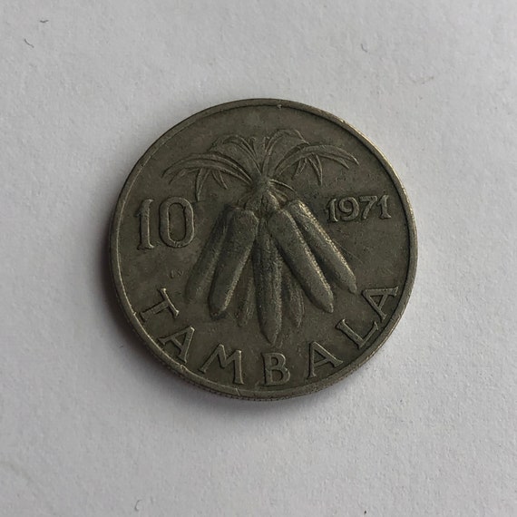 1971 Malawi Ten Tambala Coin 1971 Malawian 10 Tambala | Etsy