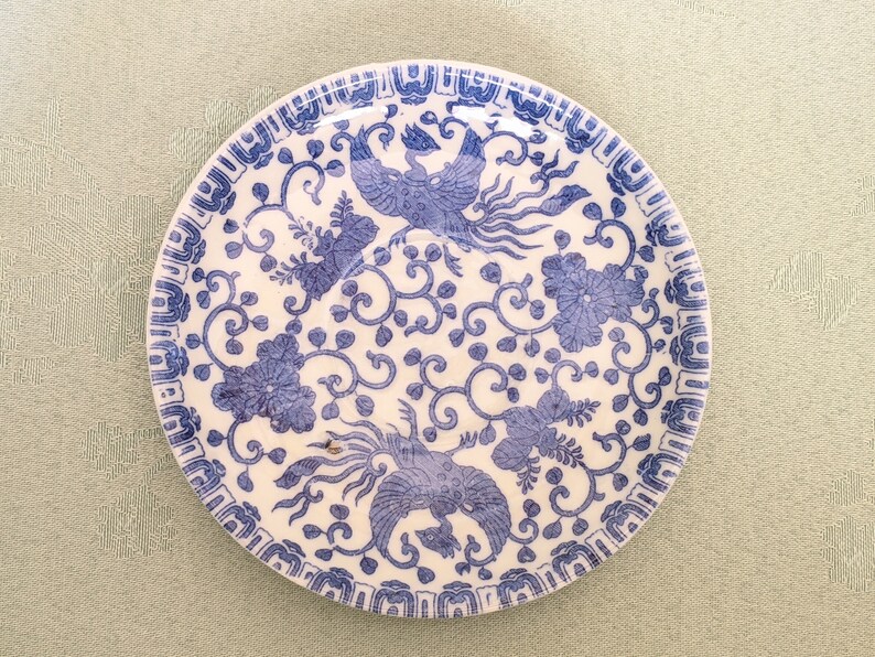 Phoenix Bird China After Dinner Cup and Saucer Style #14 Saxon Shaped ...