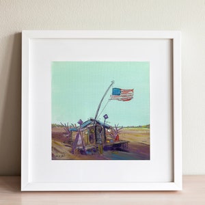 Chatham Beach Shack Premium-quality Print gicleé Pop Art 8x8 still ...