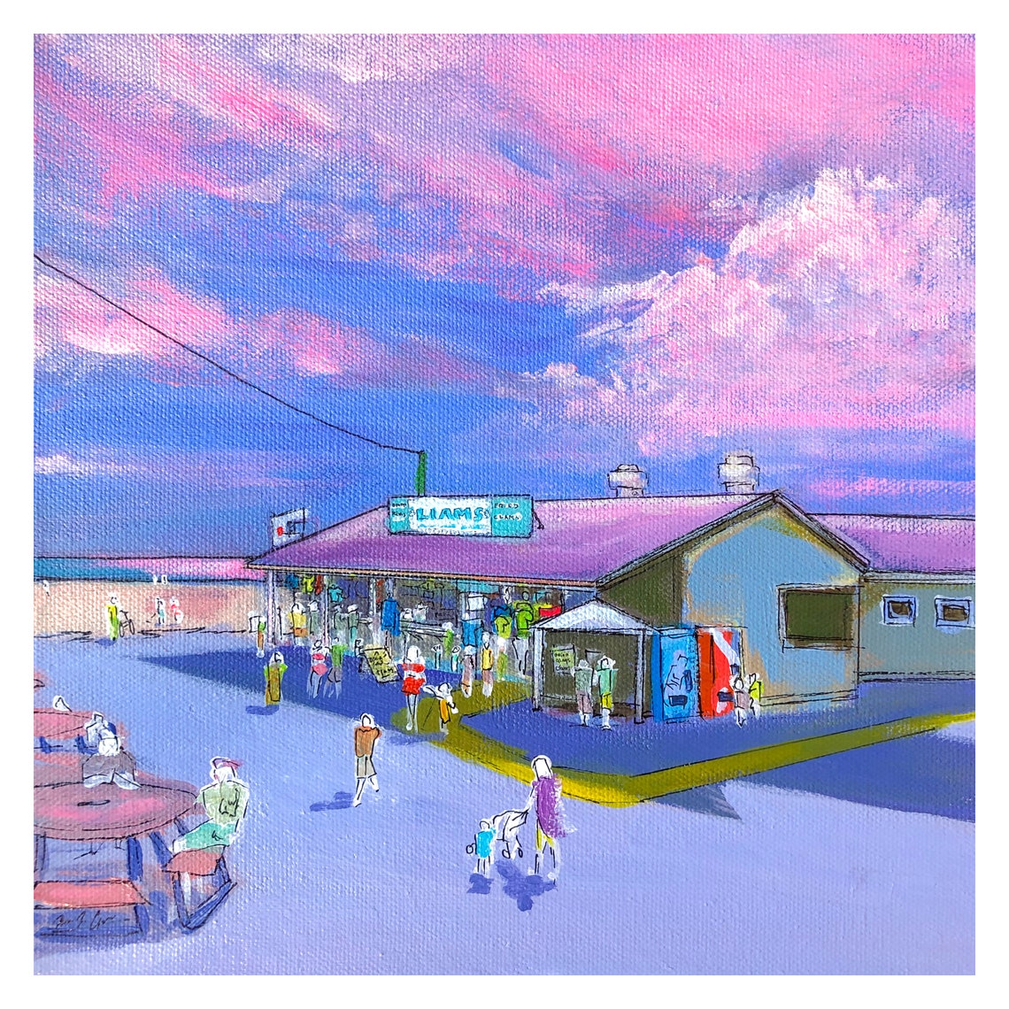 Nauset Beach Liam's Premium-quality Print (gicleé) | Pop Art | 8"x8 ...