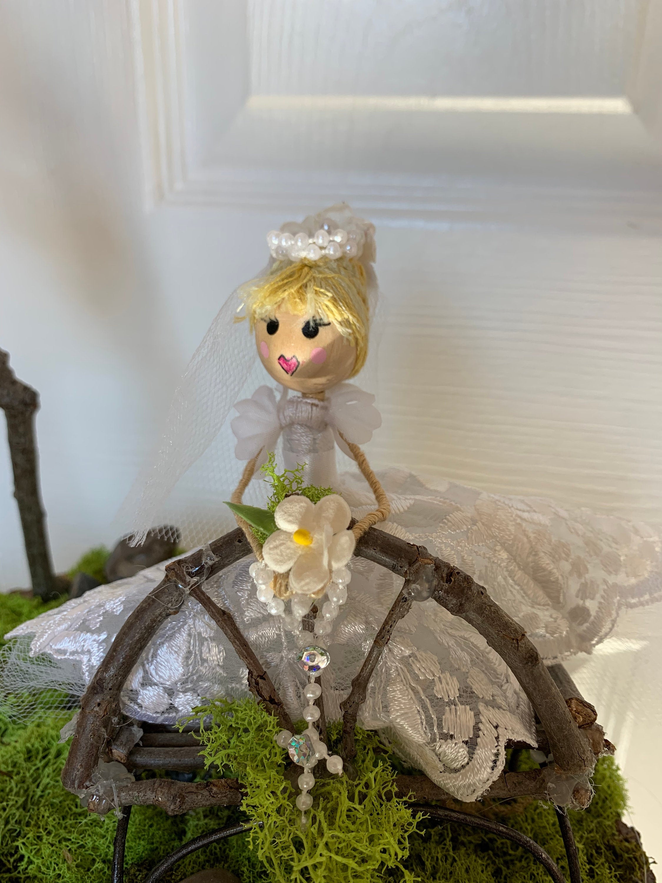 First Communion Doll, Miniature Doll, Doll With White Dress, Communion ...
