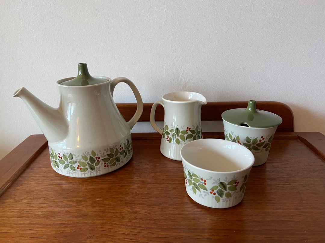 Figgjo Flint brazil Tea Set Norway Free Shipping - Etsy