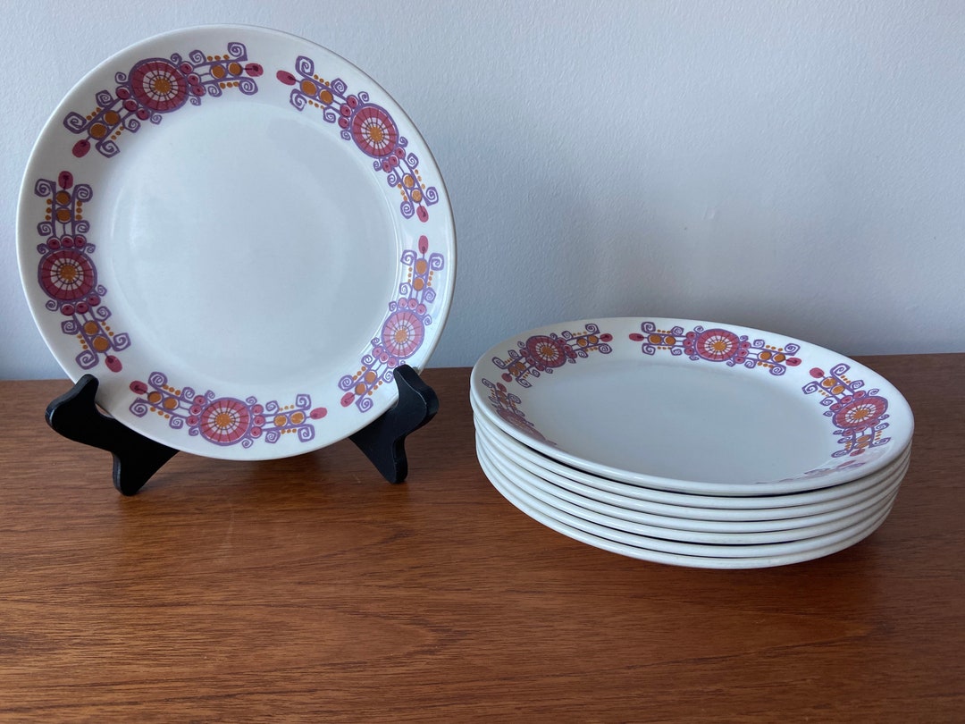 Figgjo Fajanse Barcarole Turi Design Salad Plates Set of 4 - Etsy