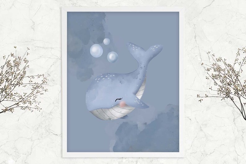 OCEAN Watercolor Set Png Transparent Background Stickers - Etsy