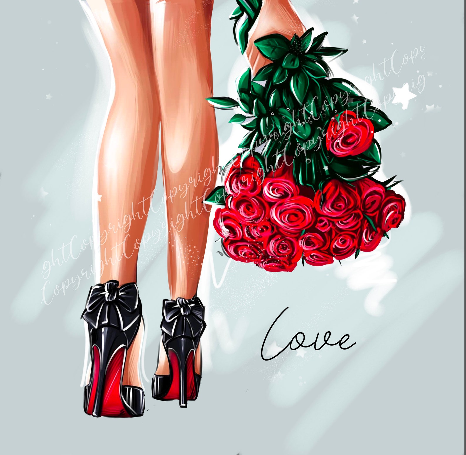 Clipart Valentine, Love, Love Clipart, Woman, Girl, Sticker - Etsy