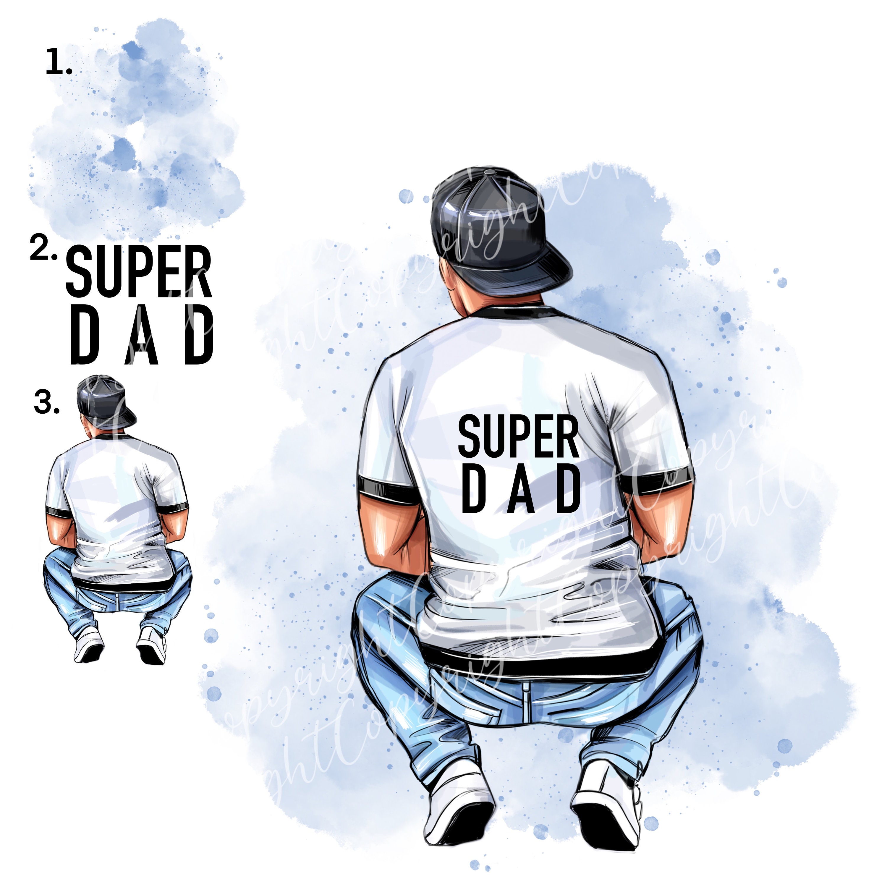 Dad, Fathers Day, Dad Clipart, Dad, Father, Daddy - Etsy