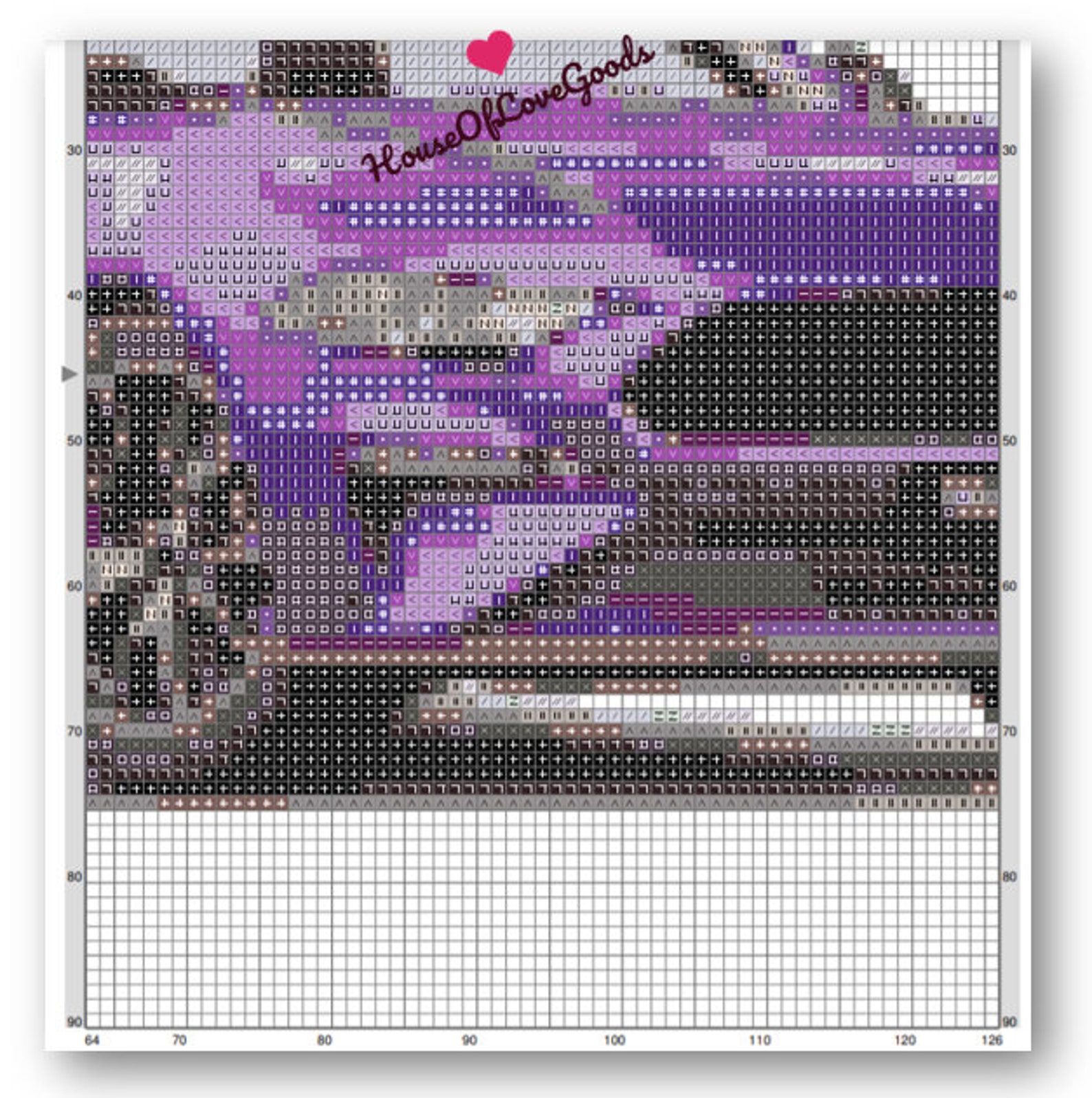 Sports Car Cross Stitch Pattern, Mustang Convertible Cross Stitch ...