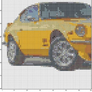 240/260/280Z Car Cross Stitch Pattern - Etsy