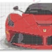 Supercar Cross Stitch Pattern, Sports Car Cross Stitch Pattern, Ferrari ...