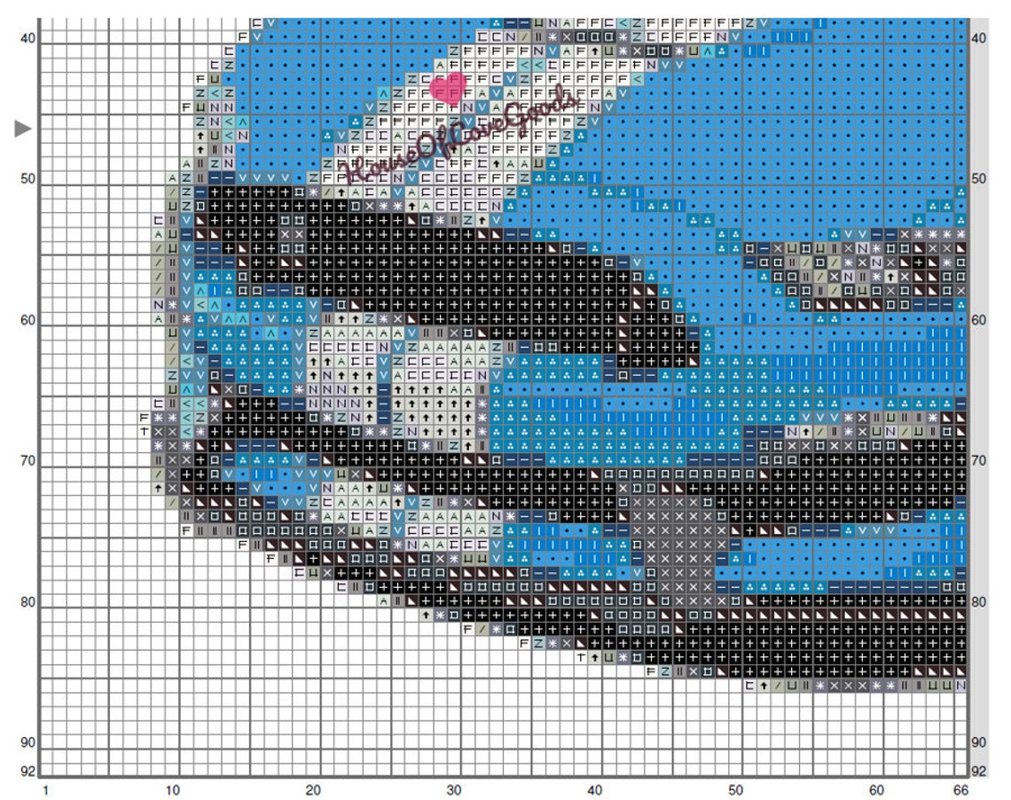 Sports Car Cross Stitch Pattern, Mustang Shelby GT350 Cross Stitch ...