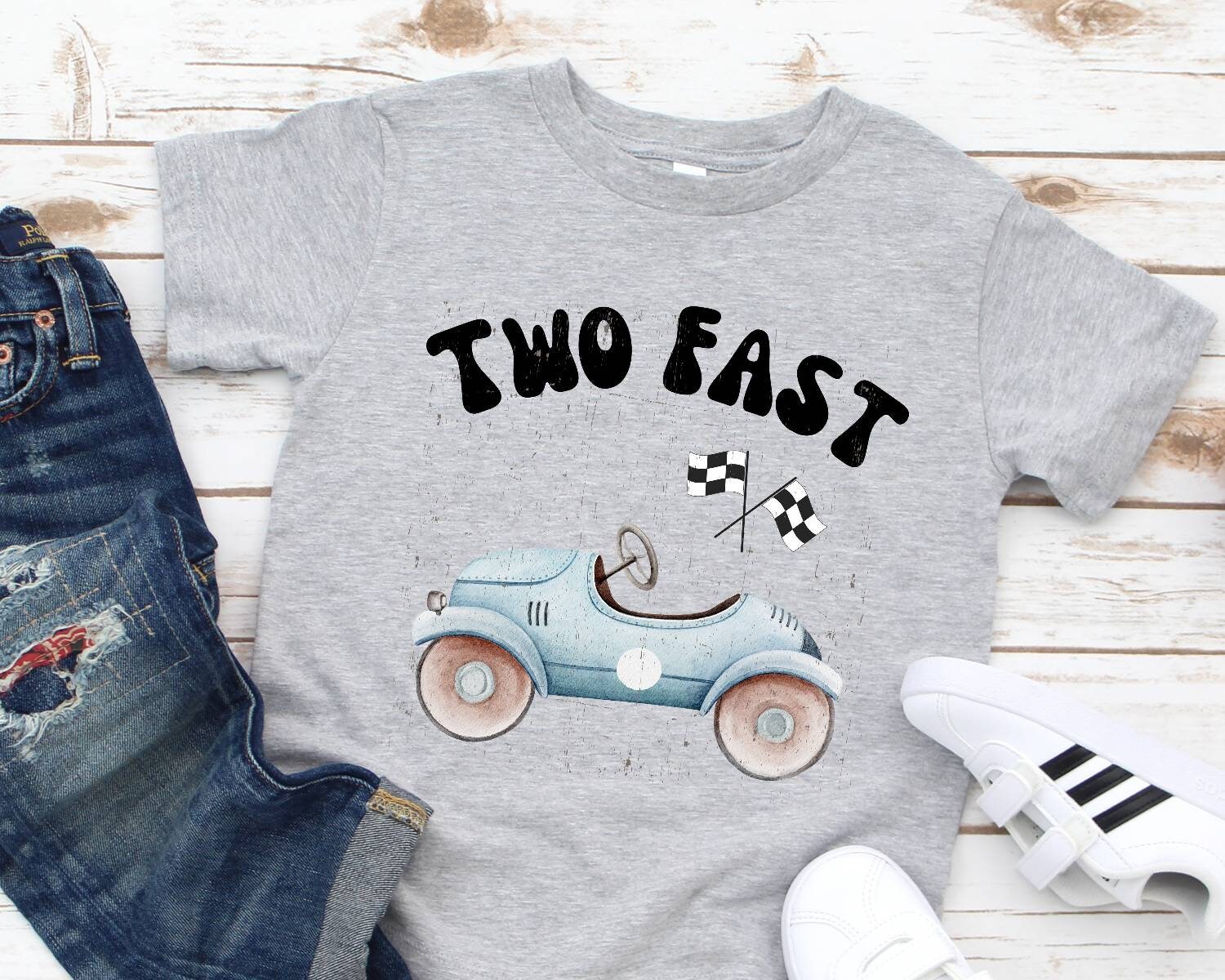 Two Fast Birthday Shirt Race Car Birthday Shirt 2nd Birthday - Etsy