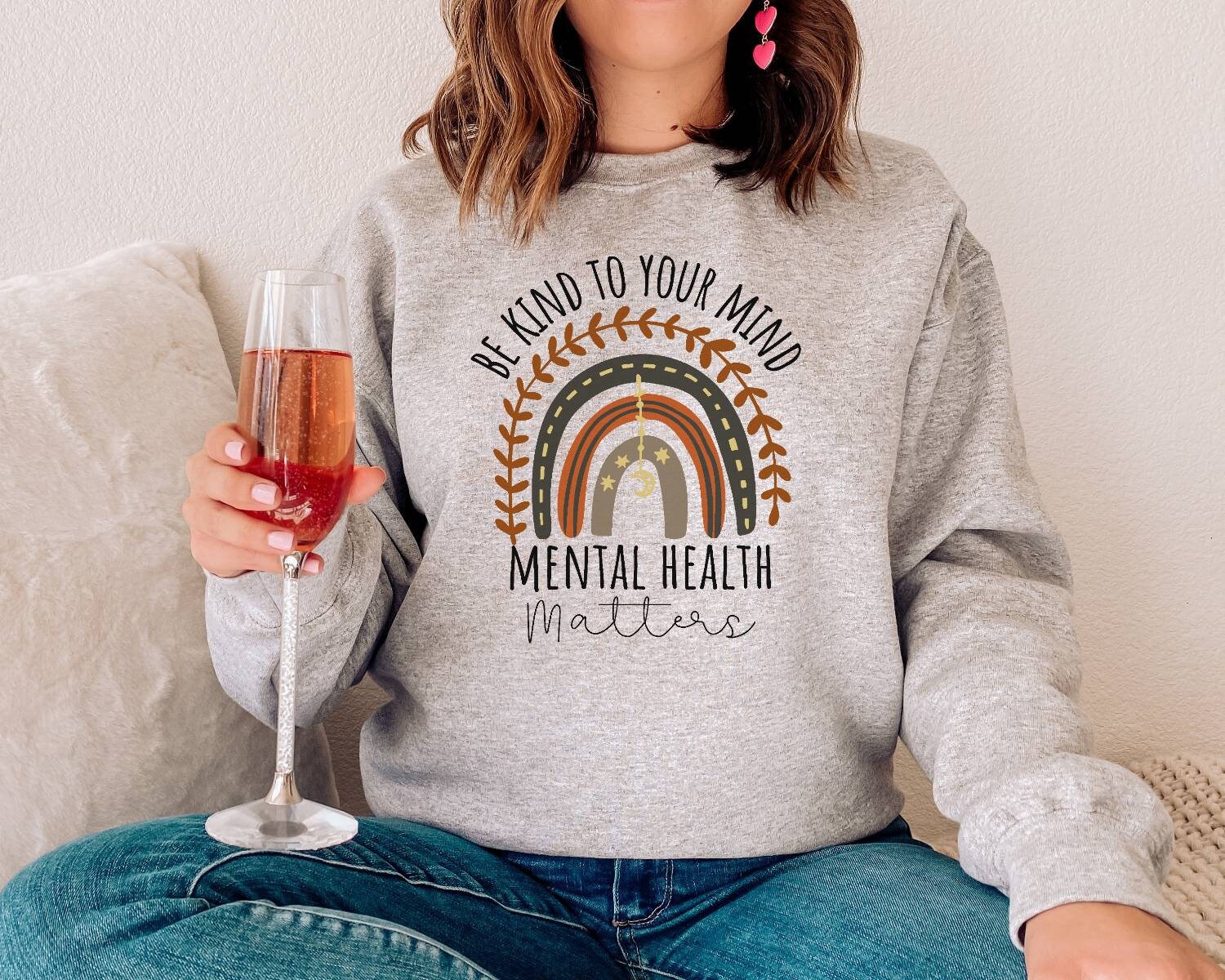 Mental Health Sweatshirt Mental Health Matters Sweatshirt Etsy