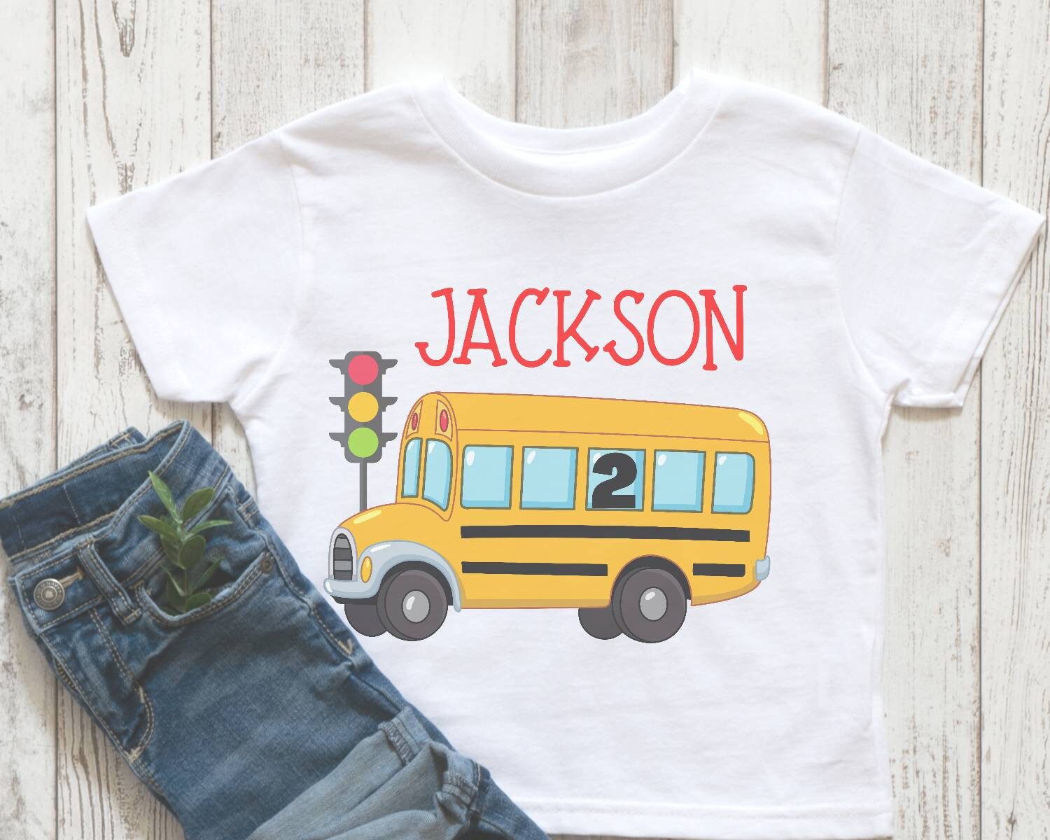 School Bus Birthday Shirt Bus Birthday Shirt Personalized - Etsy