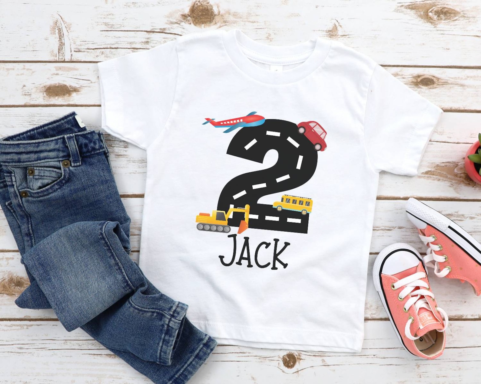 Transportation Birthday Shirt, Things That Go Vehicle Party, Planes ...