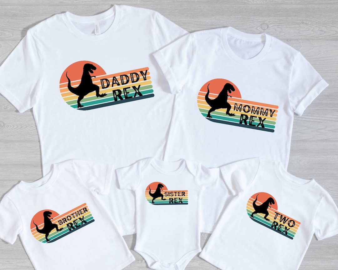 T Rex Family, Dinosaur Family Shirts, Daddy Rex Shirt, Mommysaurus ...