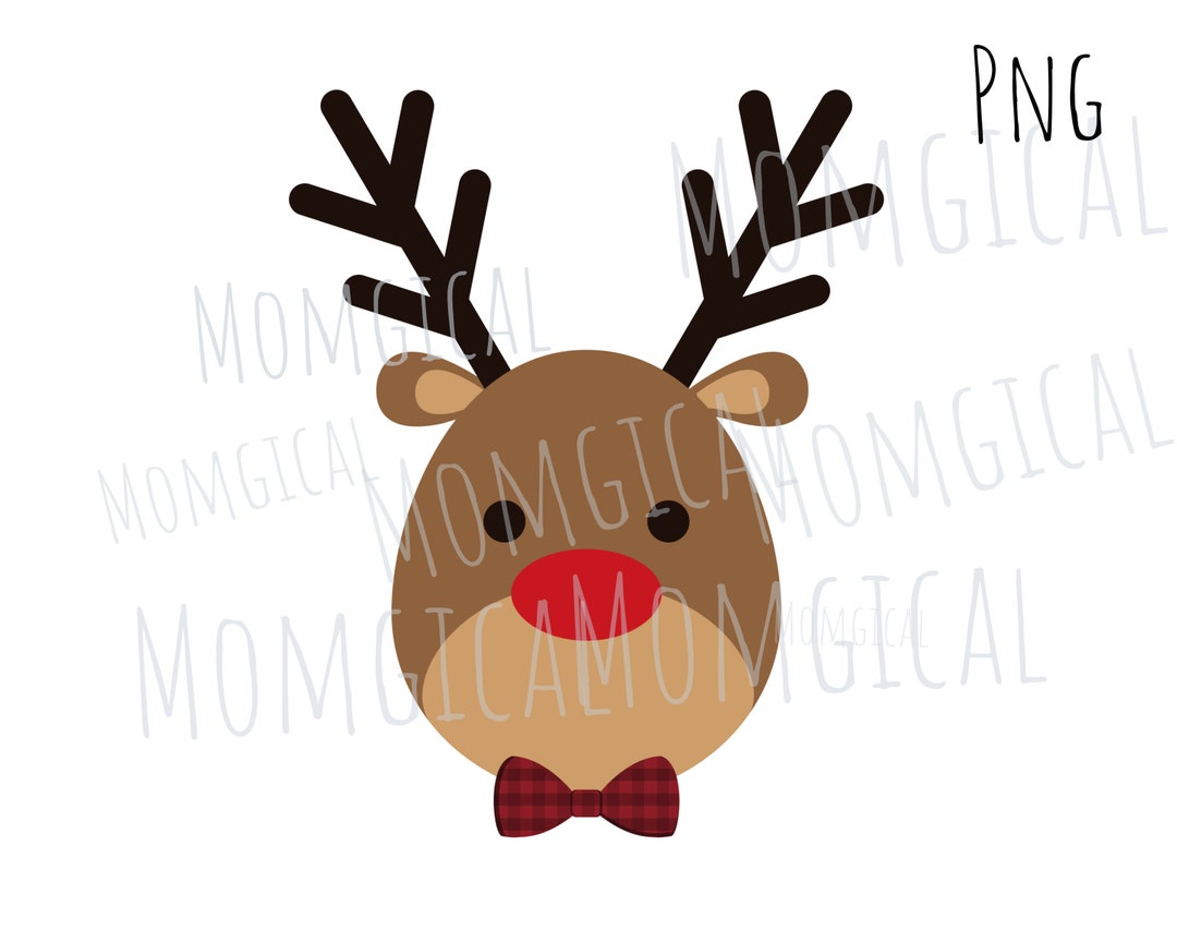 Reindeer Png for Sublimation, Christmas Reindeer Clipart Png, Reindeer ...