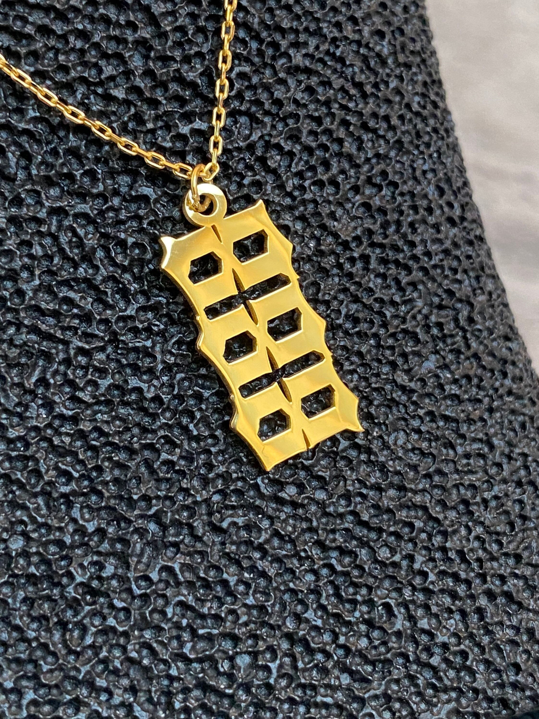 888 Angel number necklace 888 Angel Number Personalized | Etsy