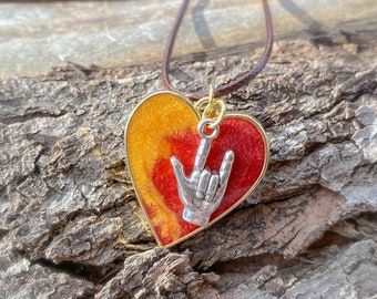 Love Like a Rock American Sign Language I Love You Hand | Etsy