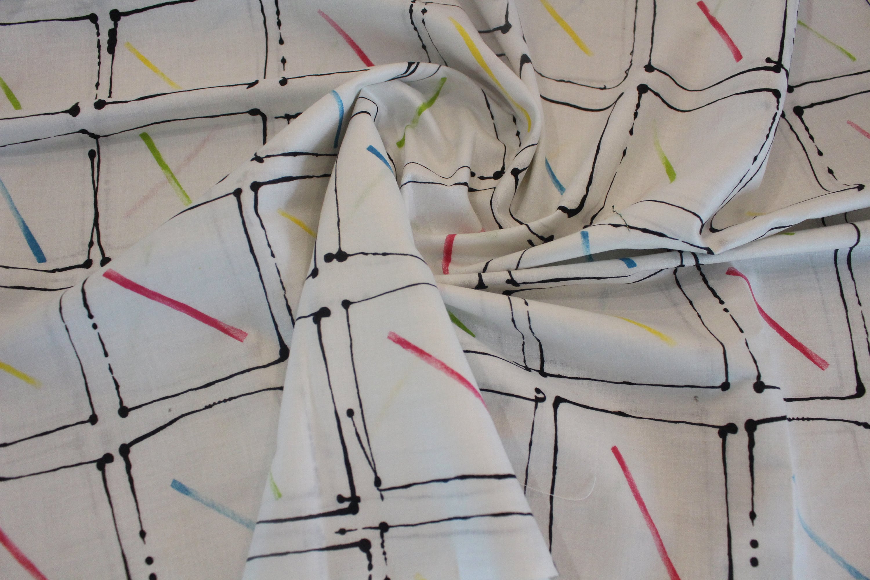 Per Yard Cute Vintage Cranston Print Works Co. Colorful - Etsy