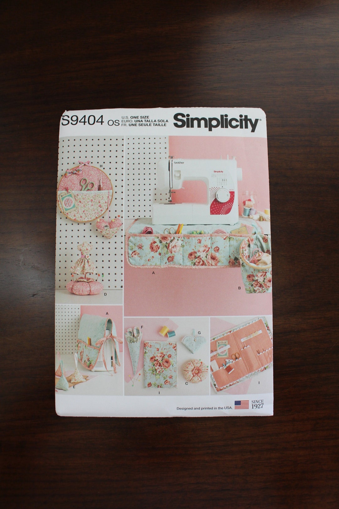 Simplicity S9404 Sewing Room Accessories, Multiple Projects, New Uncut ...