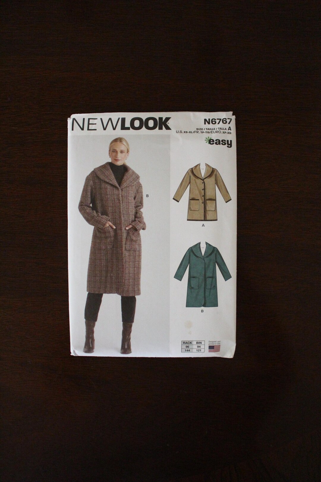 Newlook EASY Jackets Coats for Wool & Wool Blends, Tweed, Fleece ...