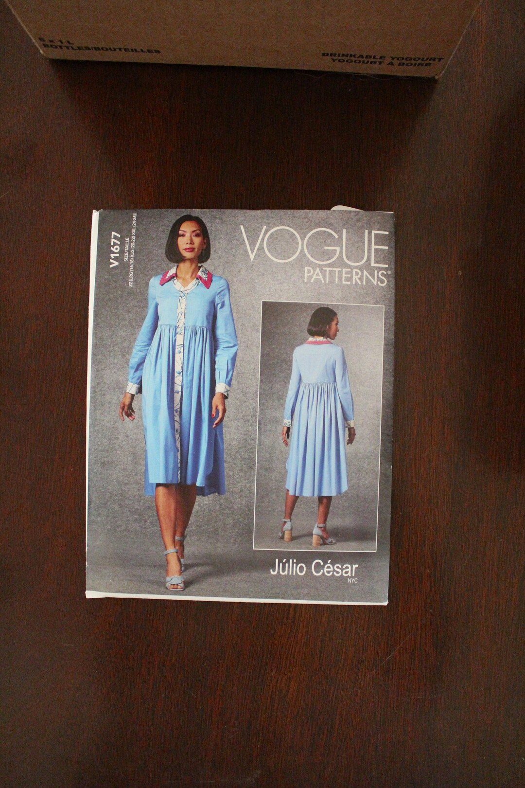 Vogue V1677 Julio Cesar Designer Dress, Uncut Factory Fold - Etsy