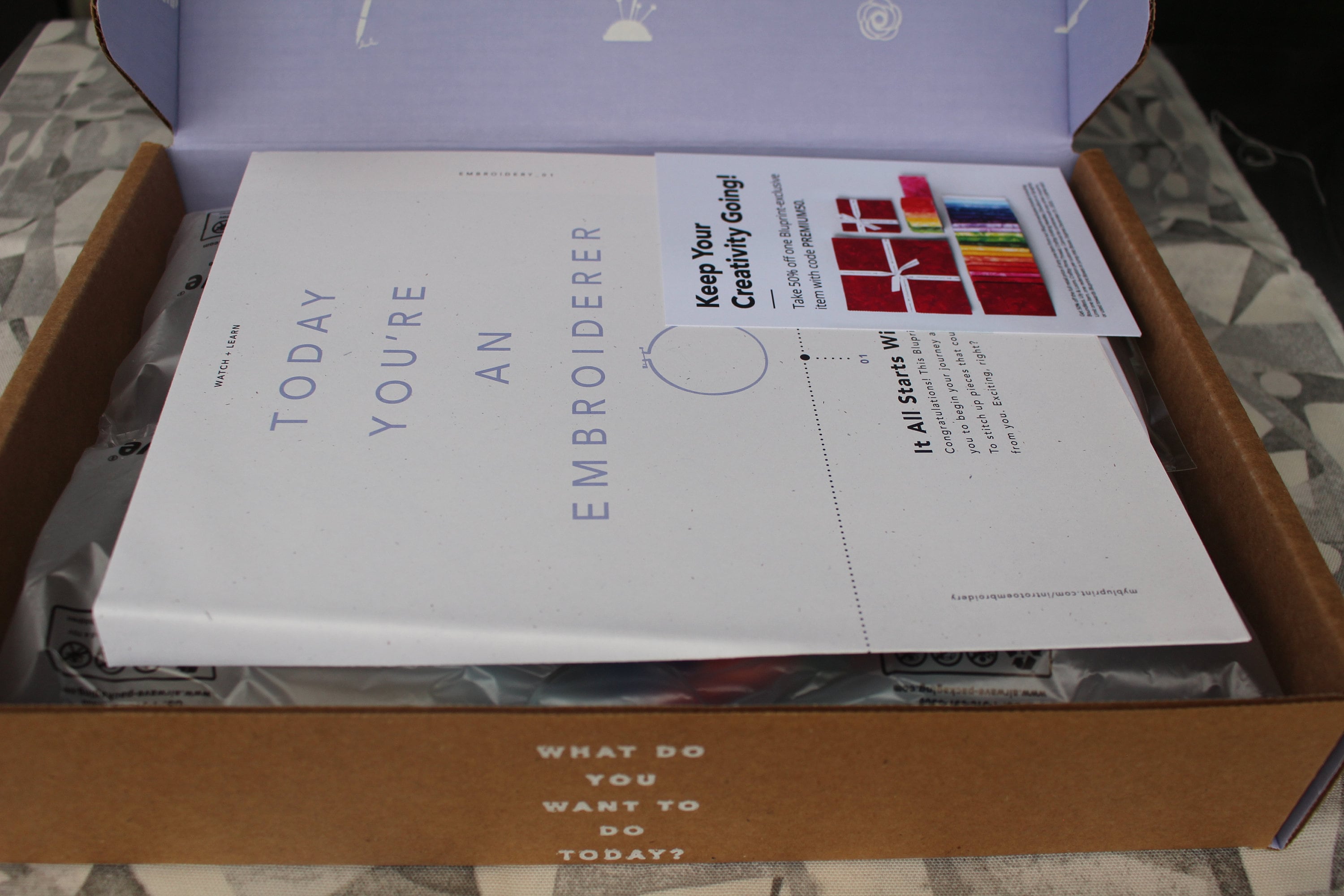 New Embroidery Box Kit by Blueprint formally Craftsy Amazing - Etsy