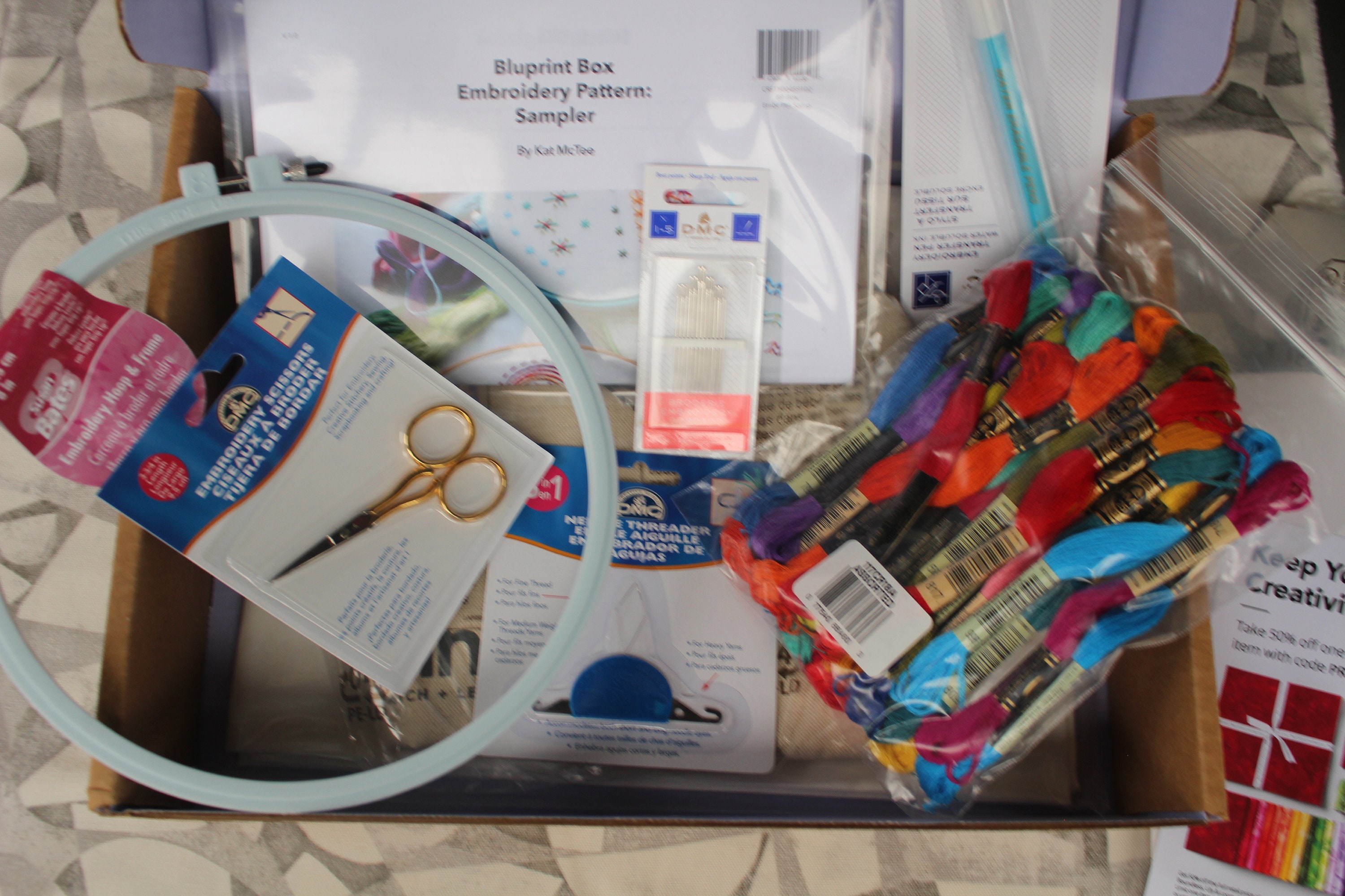 New Embroidery Box Kit by Blueprint formally Craftsy Amazing - Etsy