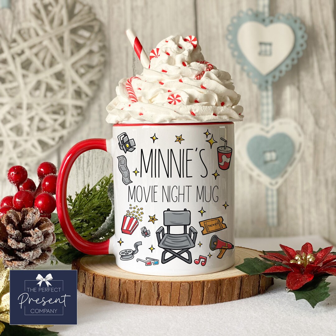 Personalised Movie Night Mug | Movie Night Gift | Kids Movie Night Mug ...
