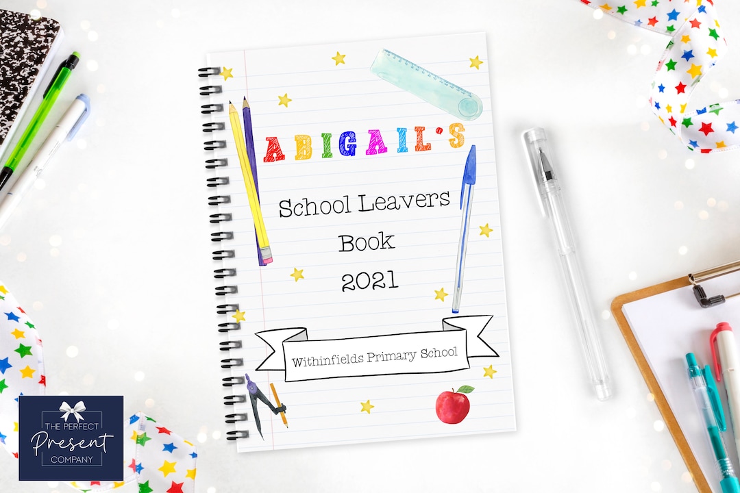 Personalised School Leavers Book | Personalised School Leavers Gift ...
