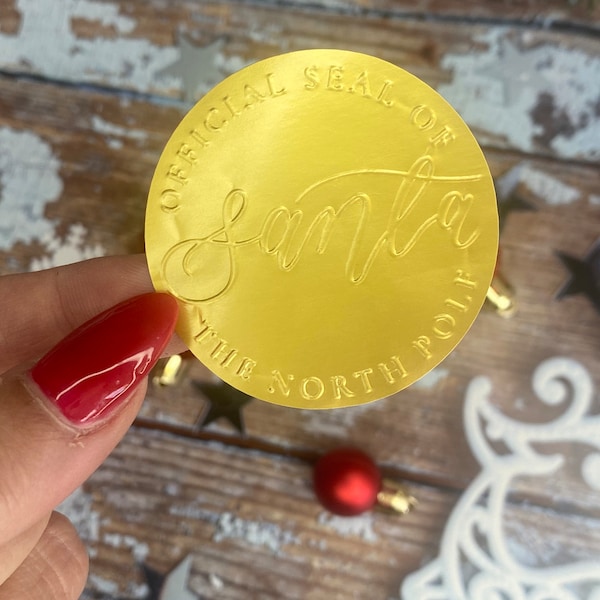 Santa Approved Stamp - Etsy UK